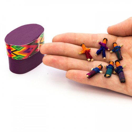 Assorted Mini Guatemalan Worry Dolls in Box | Holisticshop
