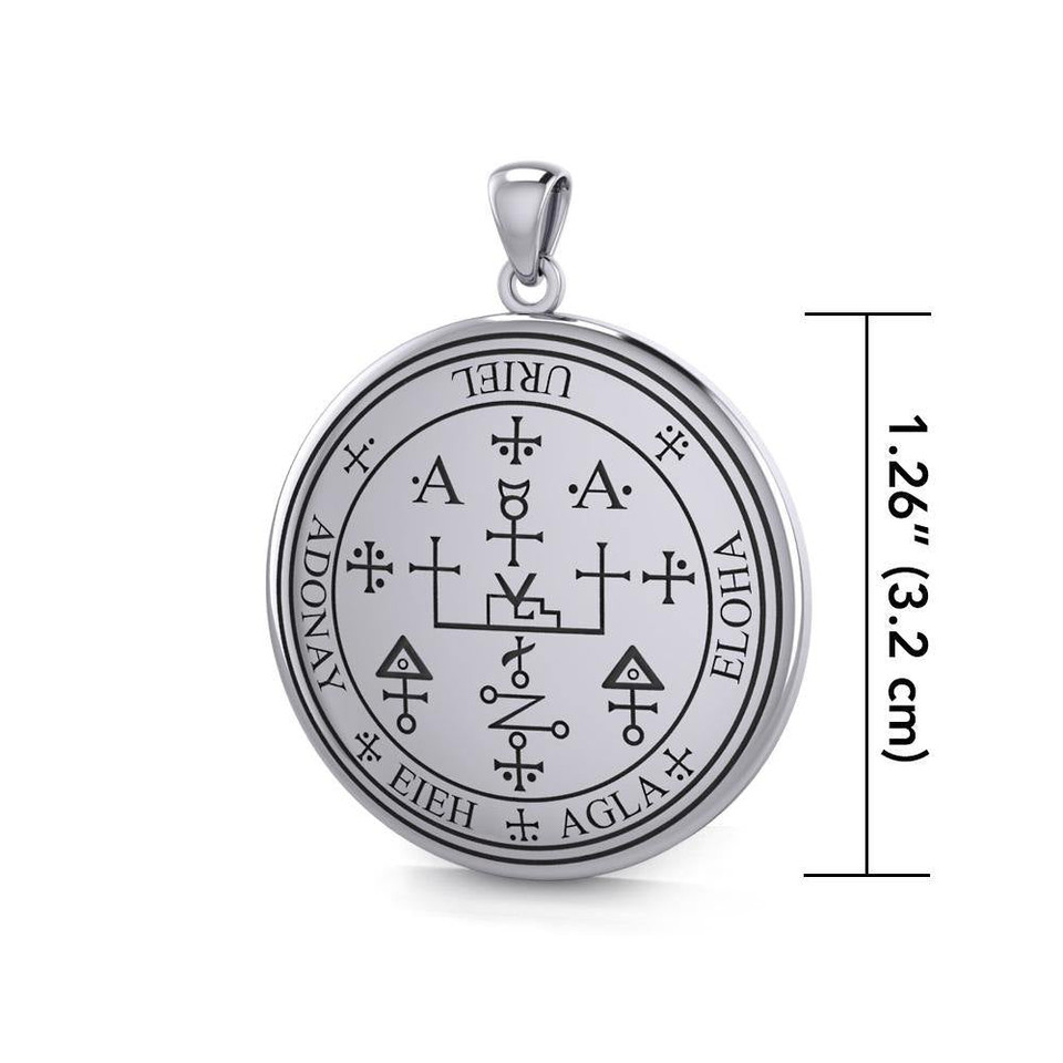 Sigil of Archangel Raphael Pendant | Sterling Silver