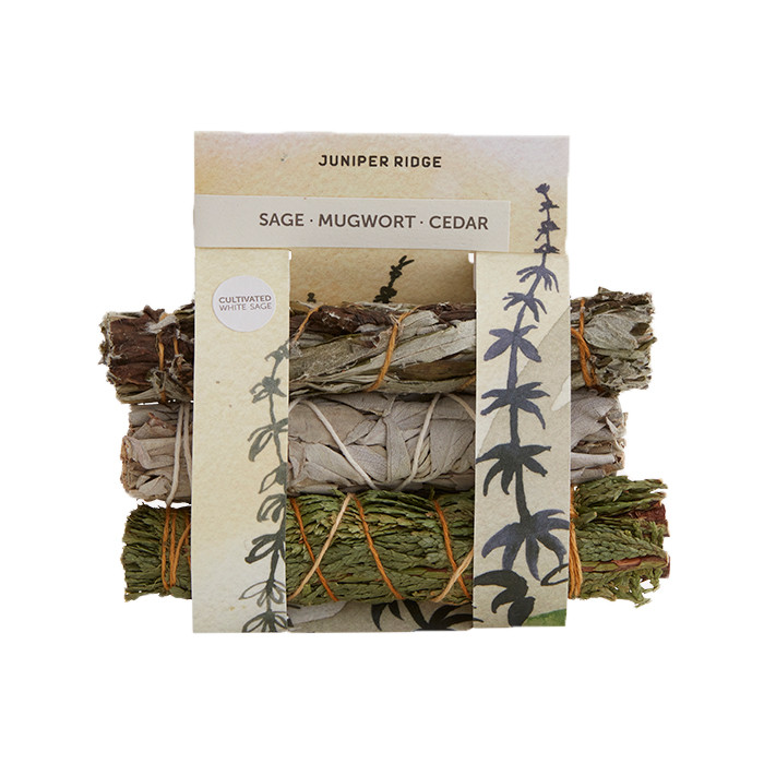 Mini Smudge Sticks - Sage, Mugwort and Cedar - Smudge sticks