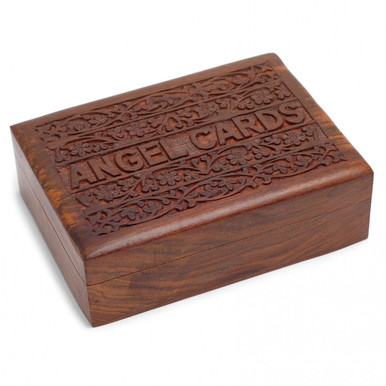 Oracle Card Storage Box with Angel Design | Holisticshop.co.uk