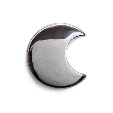 Hematite Crystal Crescent Moon | Holisticshop.co.uk