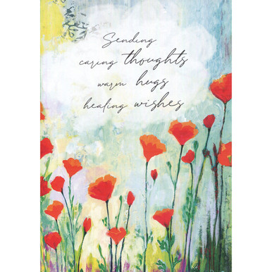 Caring Thoughts Greeting Card | Support | Holisticshop.co.uk