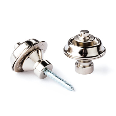 STRAPLOK® STRAP RETAINERS TRADITIONAL - NICKEL - Dunlop