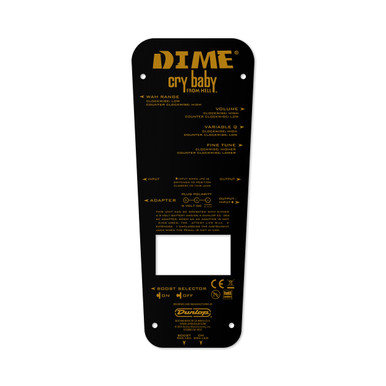 DB01 DIME® CRY BABY® WAH FROM HELL BOTTOM PLATE - Dunlop