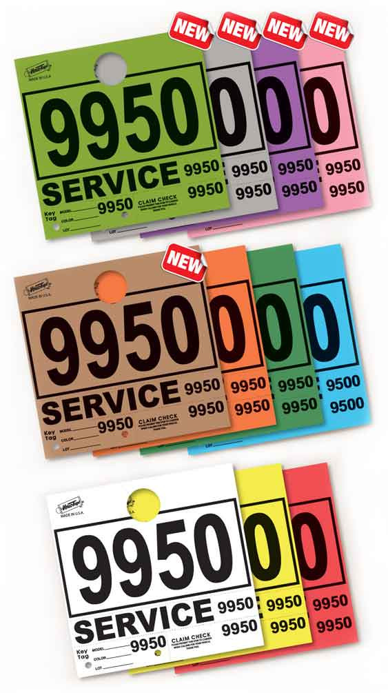Service Department Dispatch Hang Tags | Car Dealers