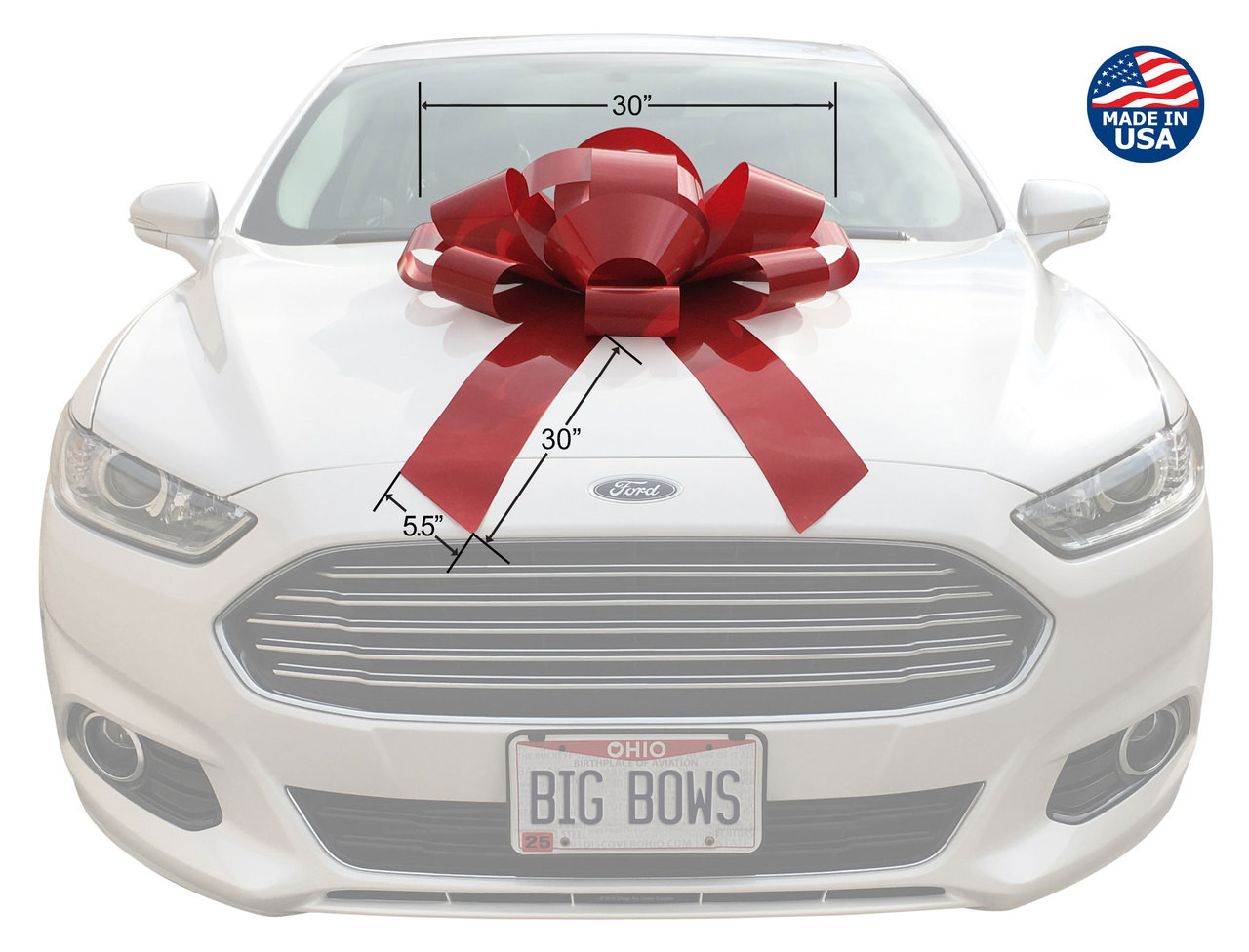 Giant Car Bows | Suction Cup Base