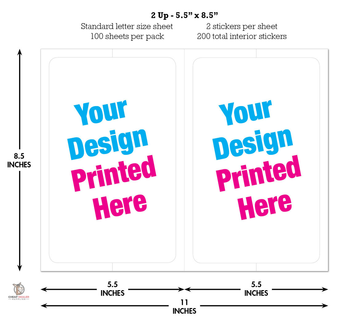 Custom Addendum Window Stickers