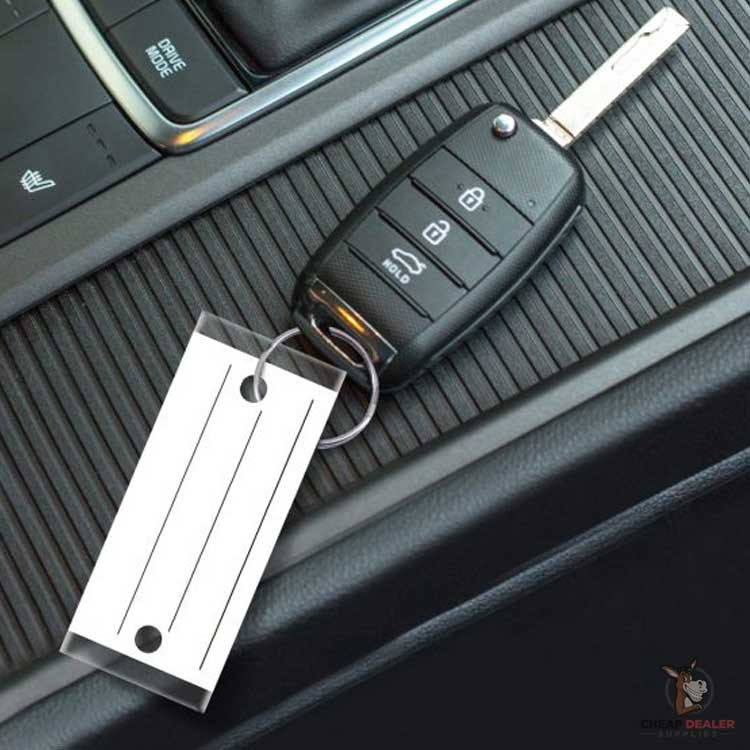 White Or Yellow Multi-Use Key Tags | Car Dealers