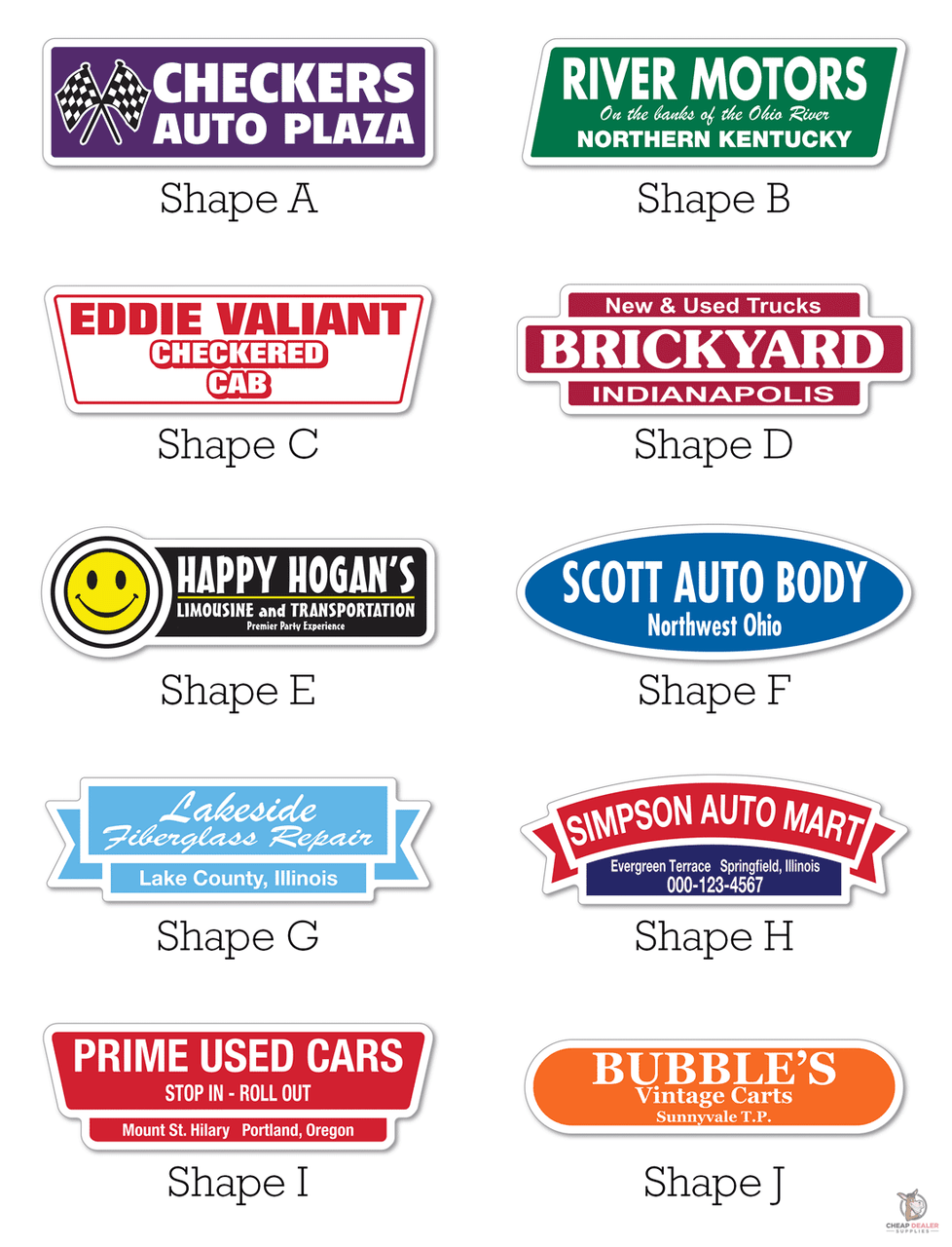 Custom Auto Decals For Car Dealerships