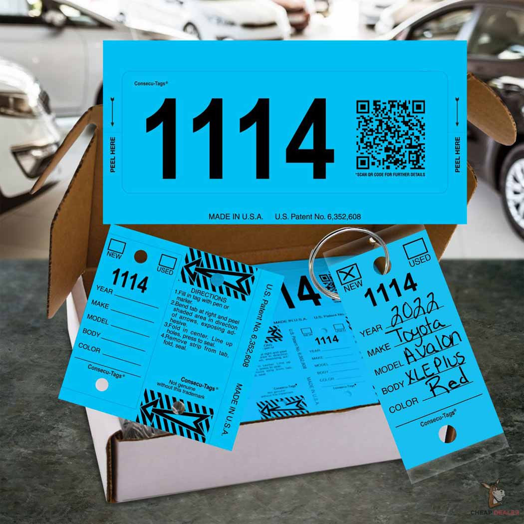 Consecu-Tags Inventory Control Key Tags & Stock Stickers