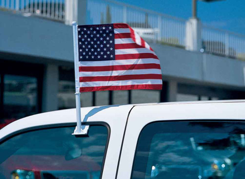Clip-On Car Window Flags | Car Dealer Supplies