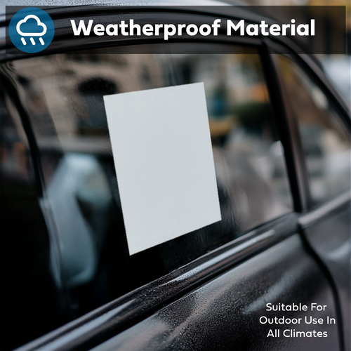 Outdoor Blank Addendum | Exterior Car Window Stickers