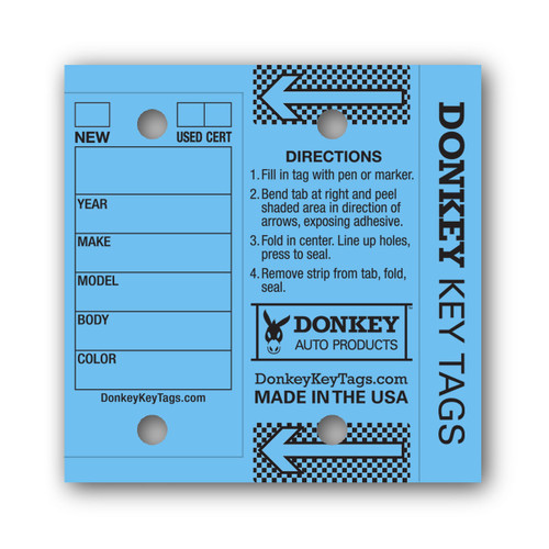Donkey Key Tags Half Pack | Ultimate Car Dealer Key Tags
