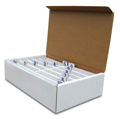 Window Sticker Numbers Storage Box | Car Dealerships
