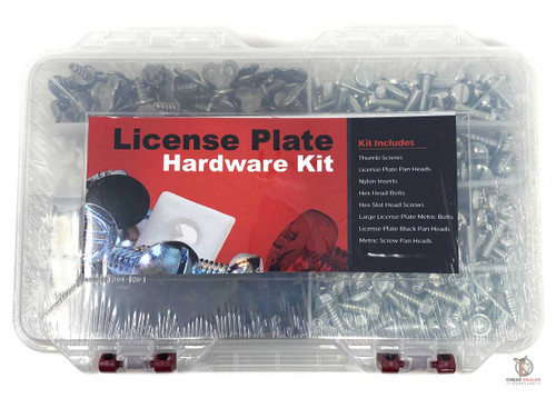 License Plate Hardware Kit | Universal Screw Set