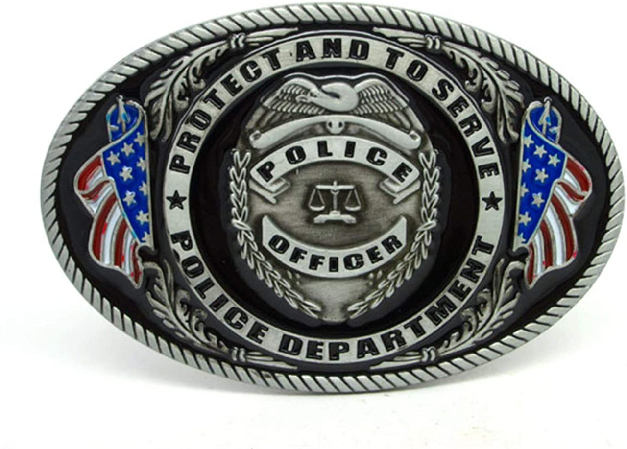 Police Officer Protect And To Serve Police Department Belt Buckle