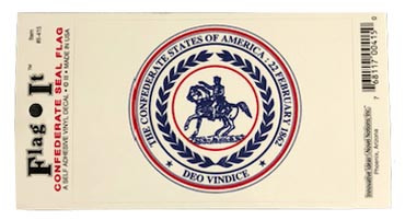 Confederate seal sticker
