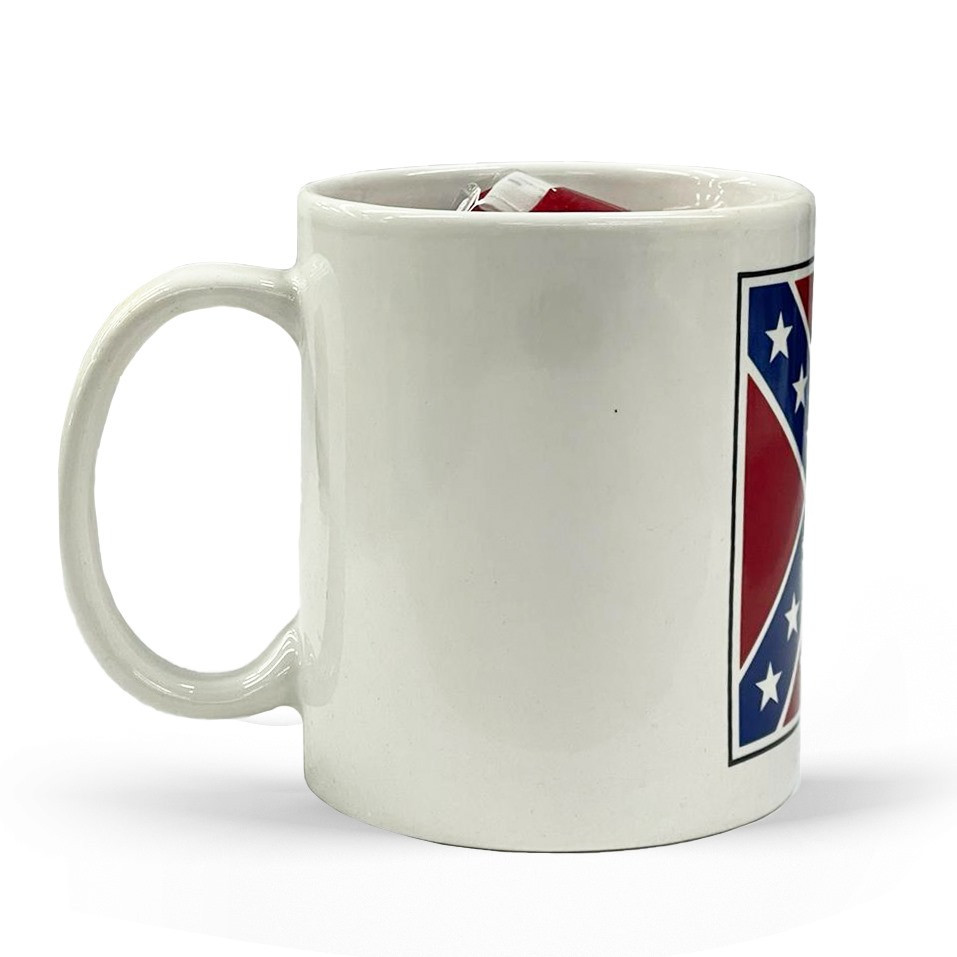 Confederate Flag white Coffee Mug