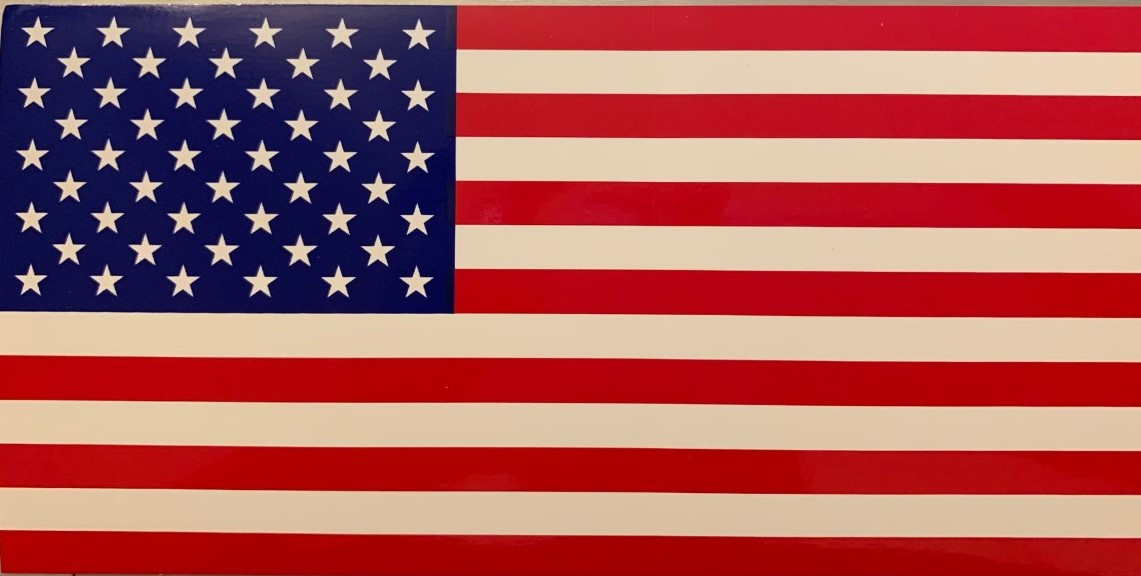 American Flag Sticker