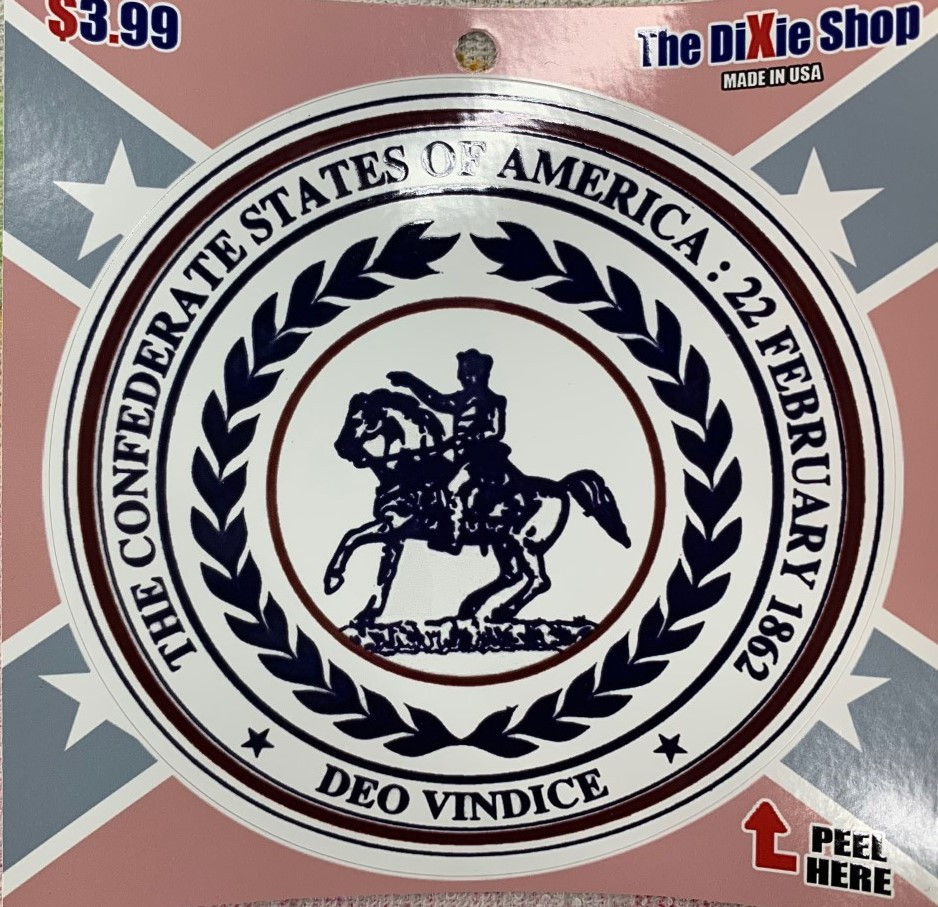 Confederate Flag Sticker (X-Large) *Made In America*