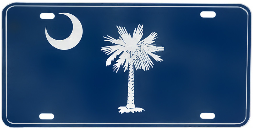 South Carolina license plate