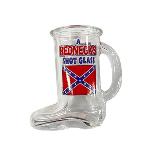 Confederate Flag Shot Glass