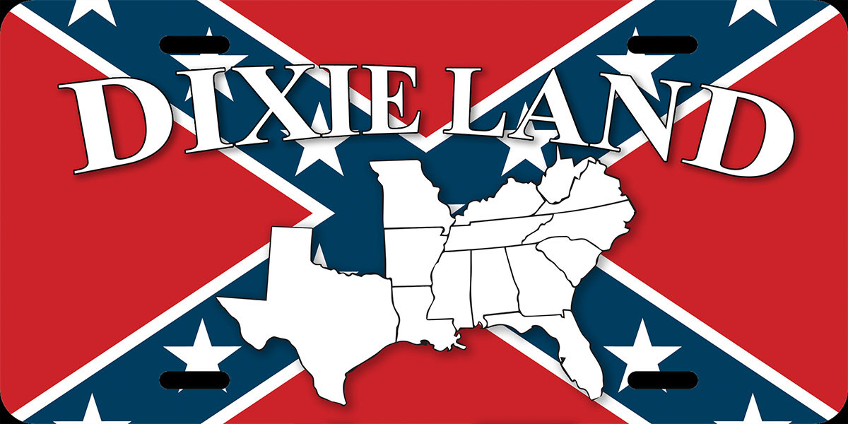 Rebel & Confederate Flag License Plates | The Dixie Shop