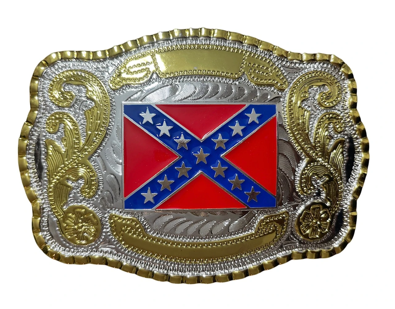 Belt Buckles Rebel Flag
