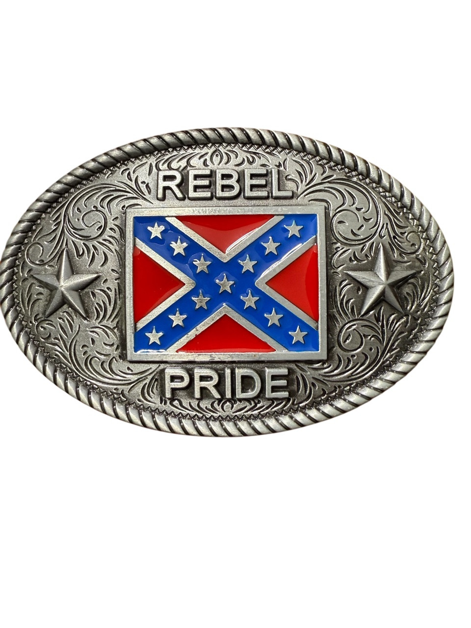 Belt Buckles Rebel Flag