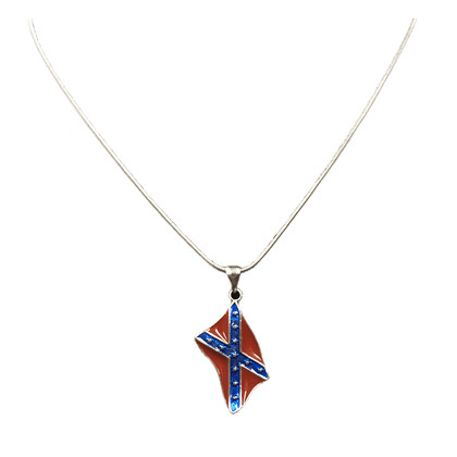 Confederate flag snake chain