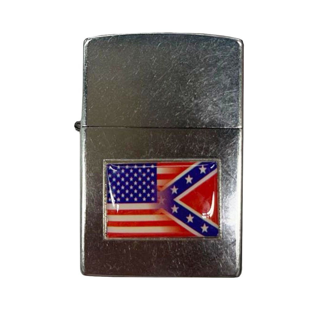 Confederate Flag Zippo Lighter ( no fluid )