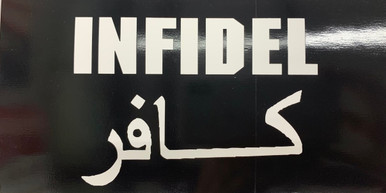 Infidel sticker
