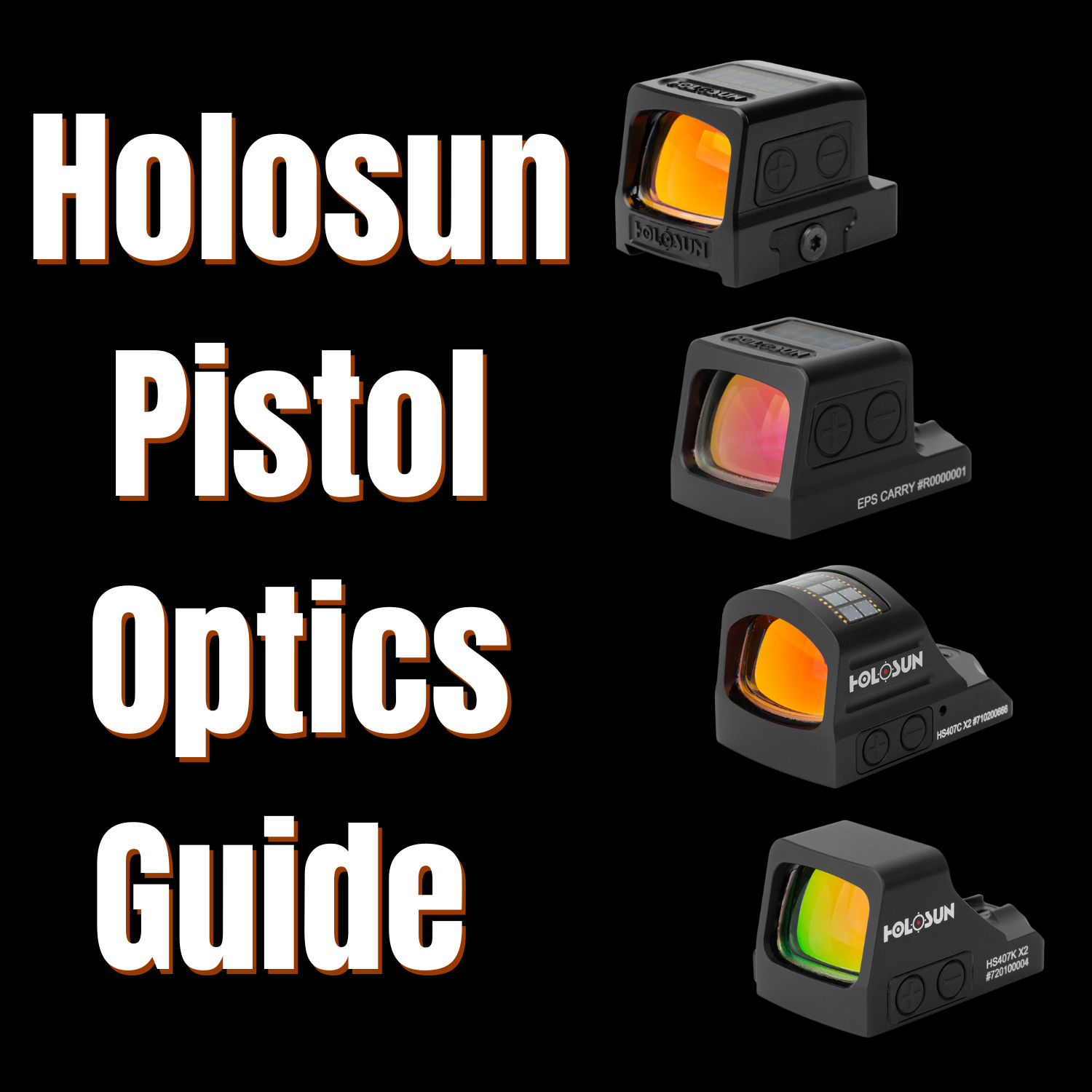 Best Holosun Optics for Concealed Carry: Complete Buyer’s Guide - JX Tactical