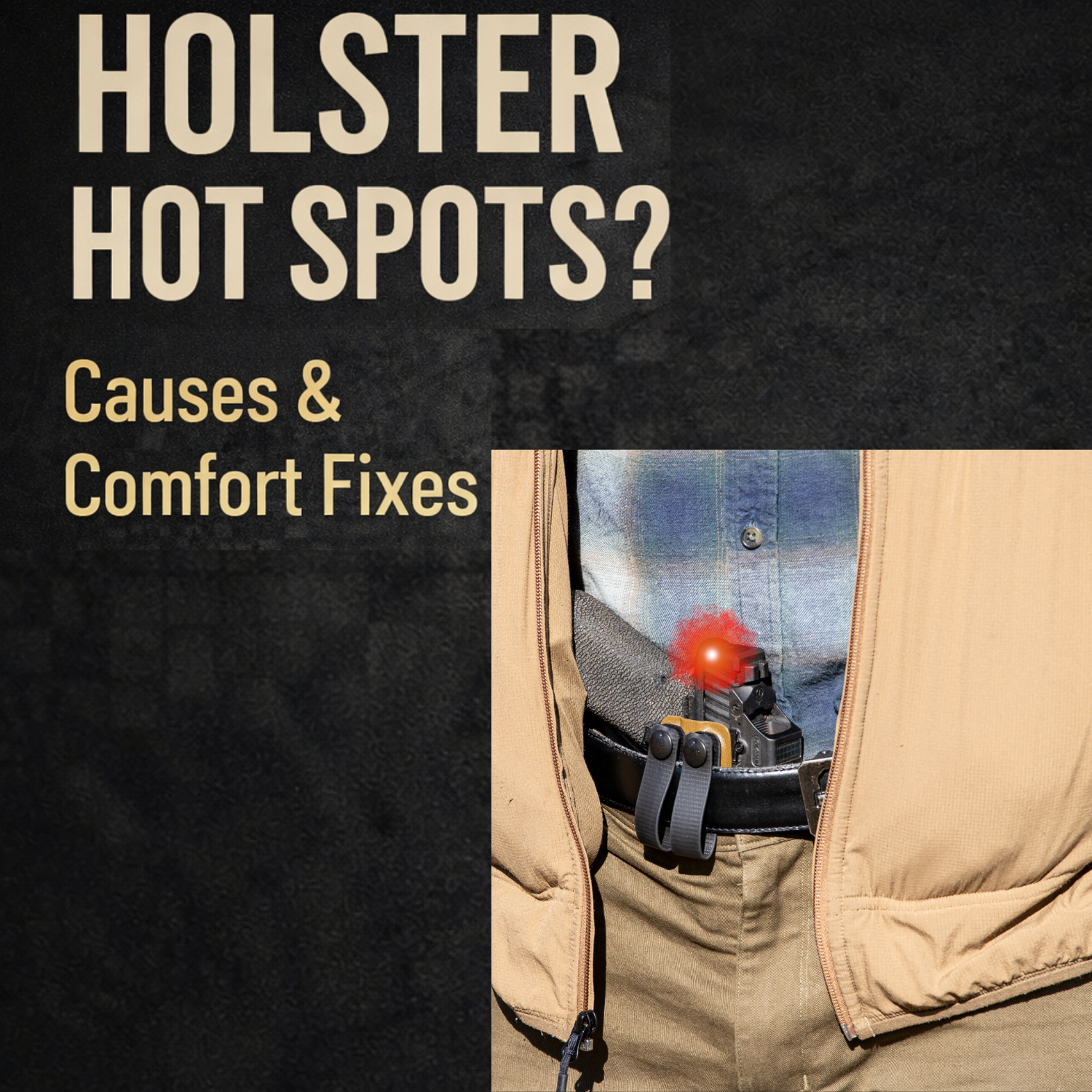 Holster Hot Spots: Causes, Fixes & Comfort Solutions for Concealed ...