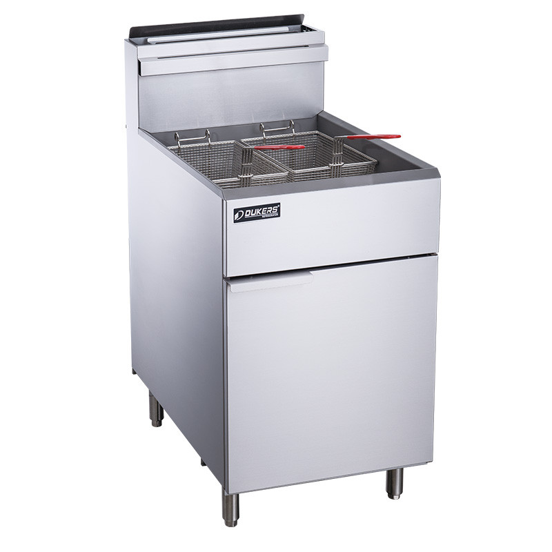 Dukers DCF5-NG Natural Gas Fryer with 5 Tube Burners - Win Depot