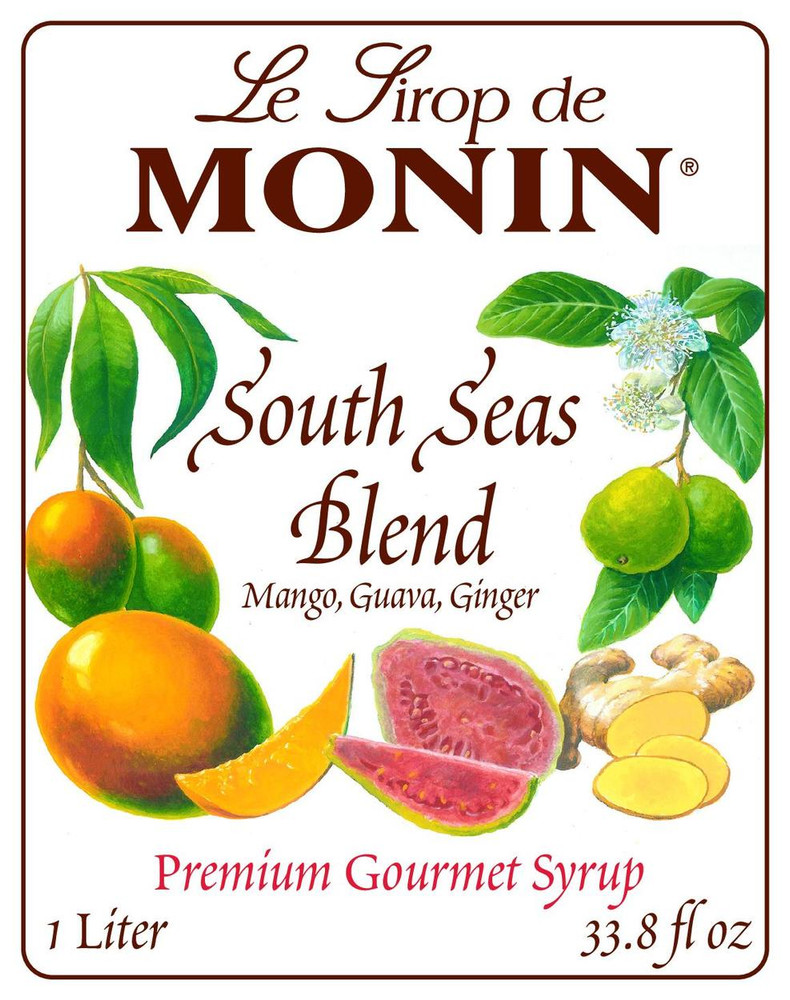 Monin South Seas Blend Syrup, 1 Liter - Win Depot