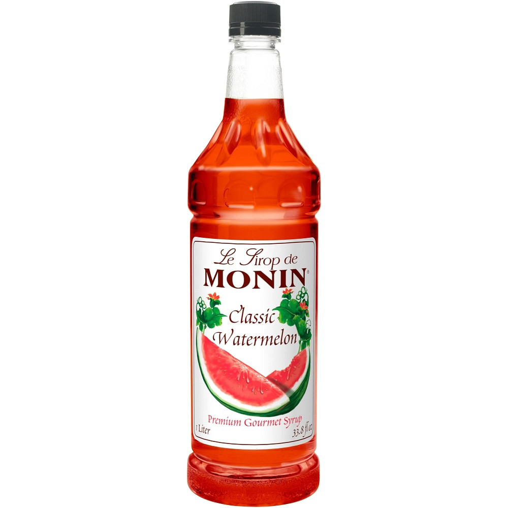 Monin Classic Watermelon Syrup, 1 Liter - Win Depot