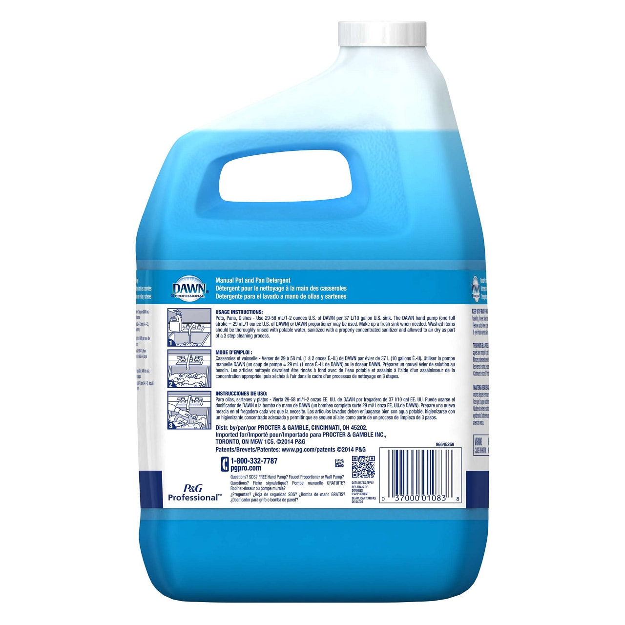 Dawn Professional Manual Pot & Pan Detergent, 1 Gallon - Win Depot