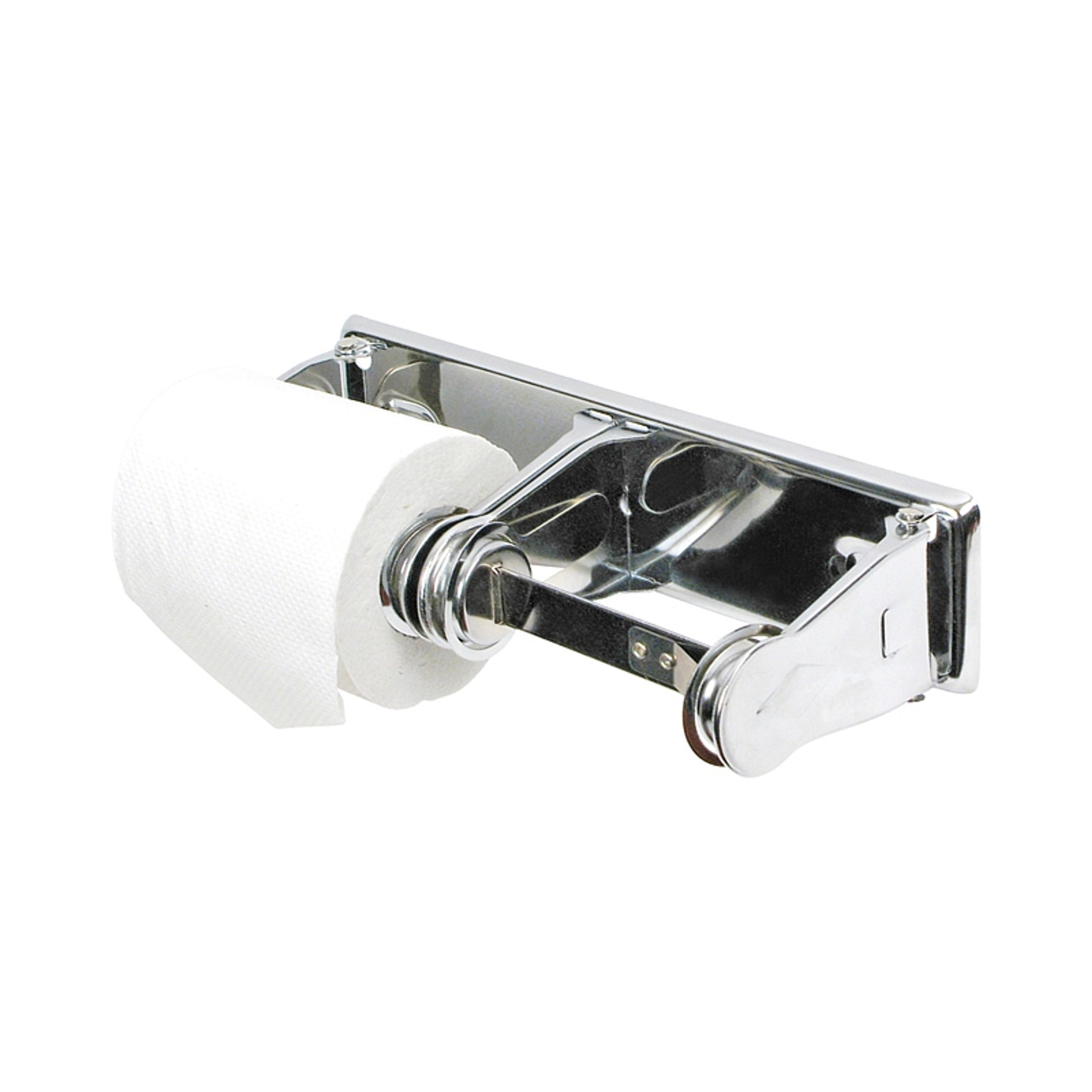 Winco TTH 2 Double Roll Chrome Plated Toilet Tissue Holder Win Depot winco-tth-2-double-roll-chrome-plated-toilet-tissue-holder-win-depot