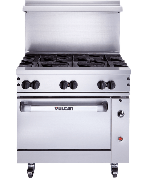 Vulcan 36C-6BP Endurance Series Propane Gas Restaurant Range, 6 Burner ...