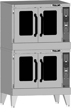 Vulcan VC4GD-21D150K Single Deck Propane Gas Convection Oven - Solid ...
