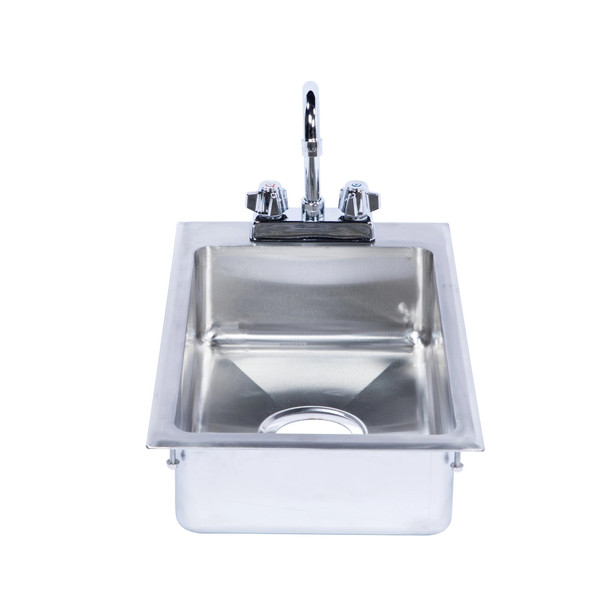 Sapphire SMS1216 1-Compartment Sink, 12" x 16" Bowl Size - Win Depot