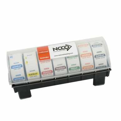 National Checking R1KIT Labelocker Kit, 1" x 1", Day of the Week Labels ...
