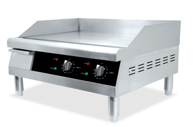 Omcan CE-CN-0613 24" Countertop Electric Griddle, 220V - Win Depot
