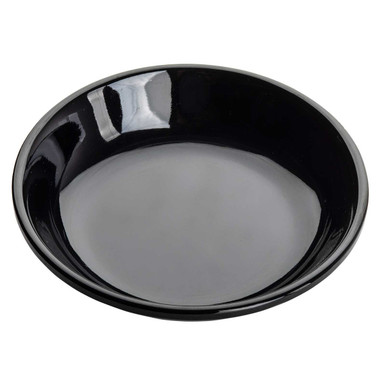 Tablecraft 10311BK Mini Plate, 3.25 oz., 4", Round, Black, Melamine ...