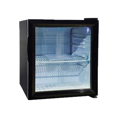 Omcan RS-CN-0052 17" Black Countertop Display Refrigerator - Win Depot