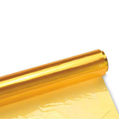 Yellow 40" x 100 Ft. Cellophane Wrap Roll - Win Depot