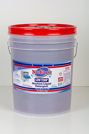 Glissen 300581 Nu-Foam Low Temp Machine Detergent - 5 Gallon Pail - Win ...