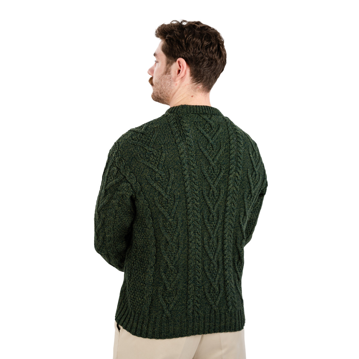 Mens Merino Aran Sweater | SAOL | SaolKnitwear.com
