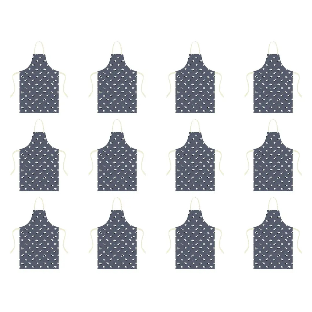 Fluffy Flock Cotton Apron